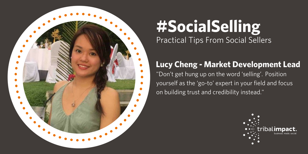 Practical Tips from Social Sellers - Lucy Cheng @ Concur